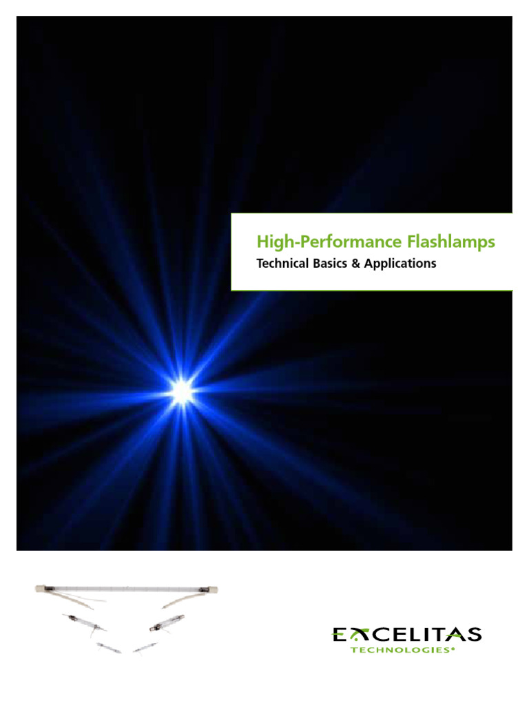 Flashlamp Tech & Applications | PDF | Vacuum Tube | Electrical Components