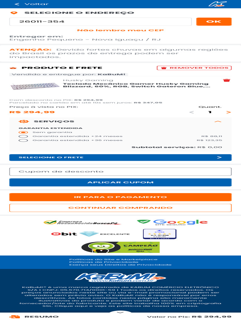 KaBuM! Maior E-Commerce de Tecnologia e Games Da América Latina | PDF