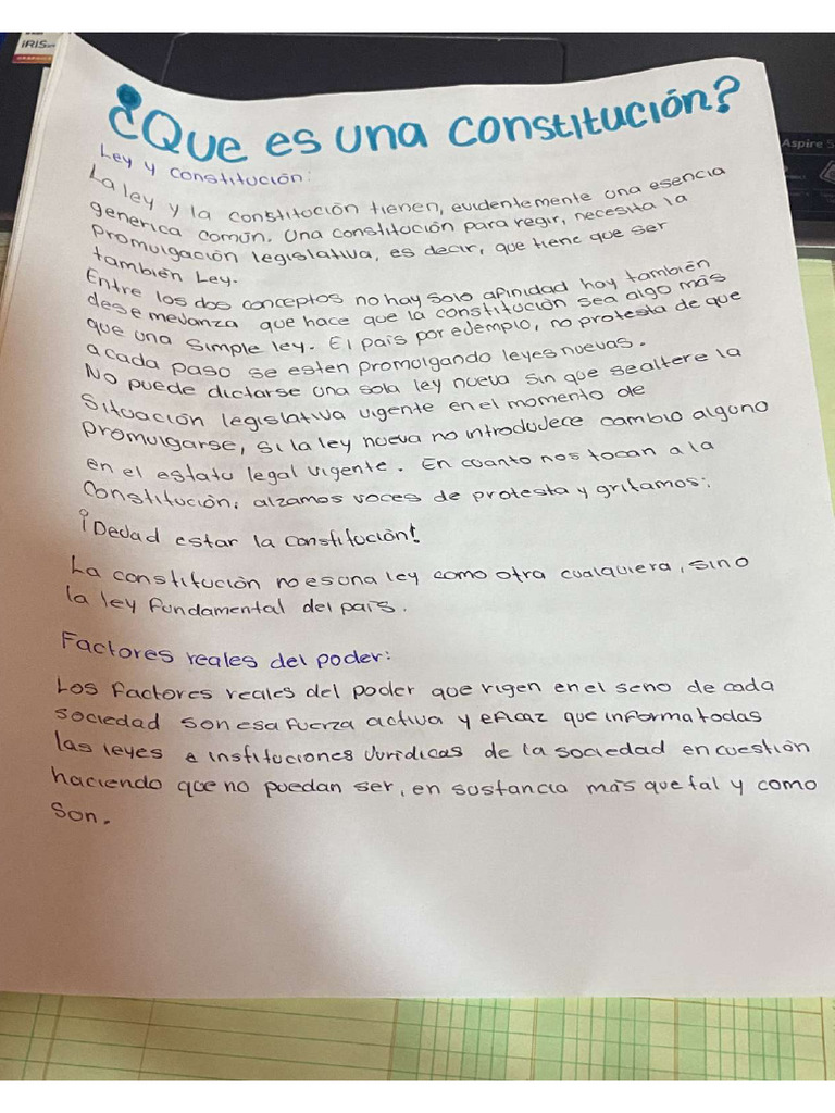 Que Es Una Constitución Pdf