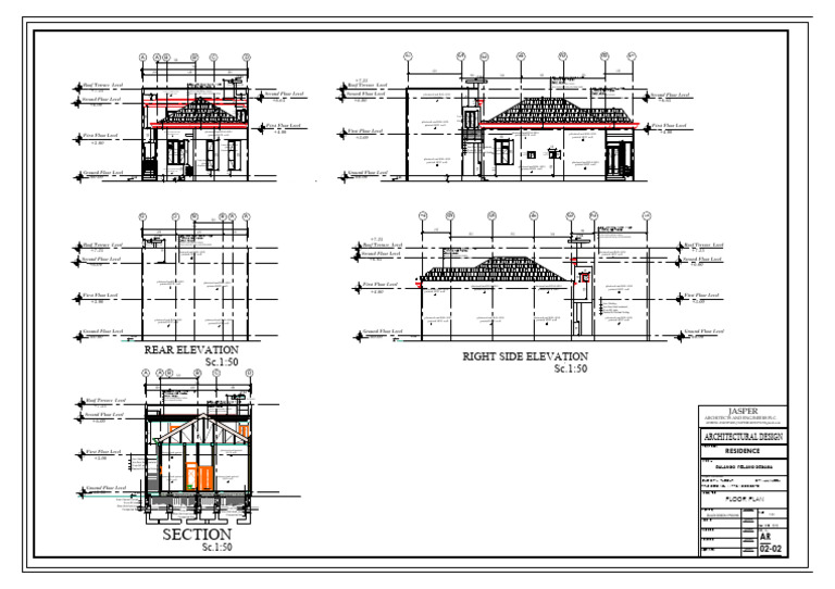 Architectural Floor Plan Overview | PDF | Plaster | Ceiling