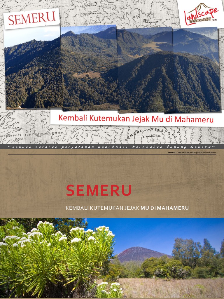 Semeru Chapter 1: Kembali Kutemukan Jejak Mu Di Mahameru | PDF