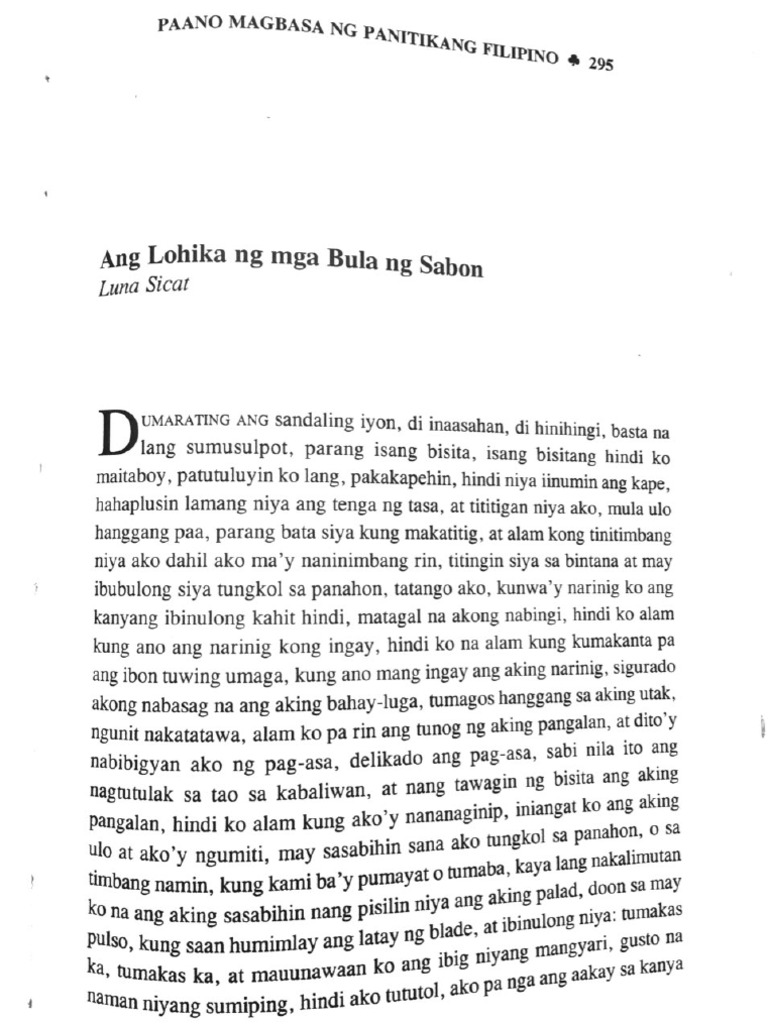 Lohika NG Mga Bula NG Sabon | PDF