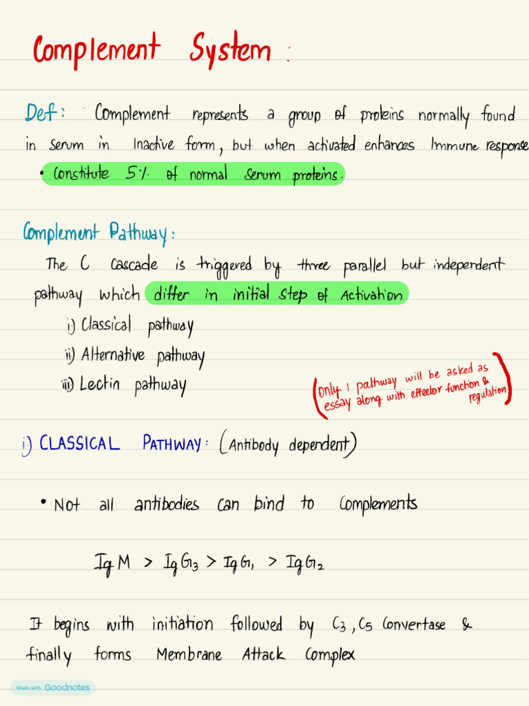 Complement System | PDF | Complement System | Immunology