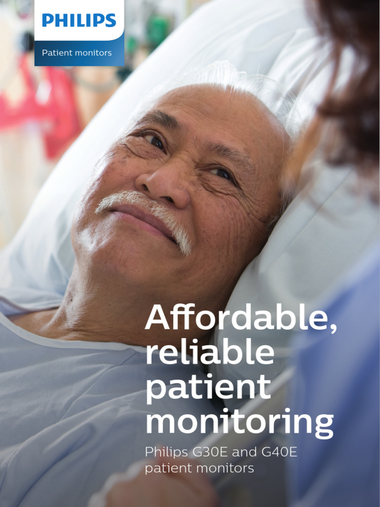 Philips G30E & G40E Patient Monitors | PDF | Monitoring (Medicine ...