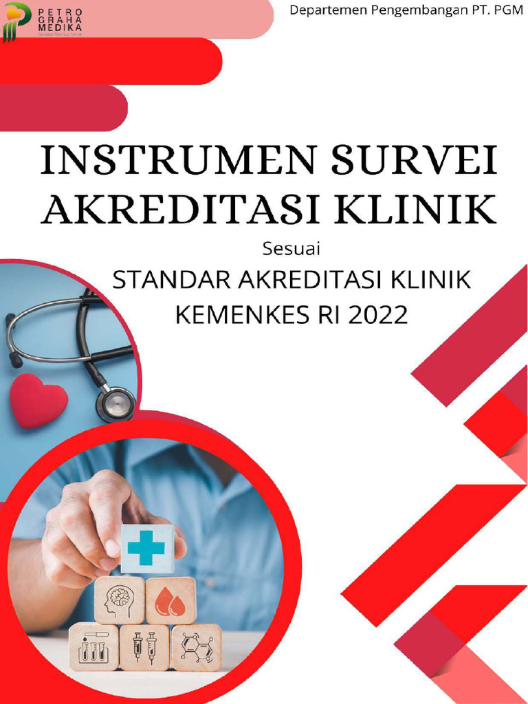 Instrumen Survei Akreditasi Klinik PT PGM - Ayuk | PDF