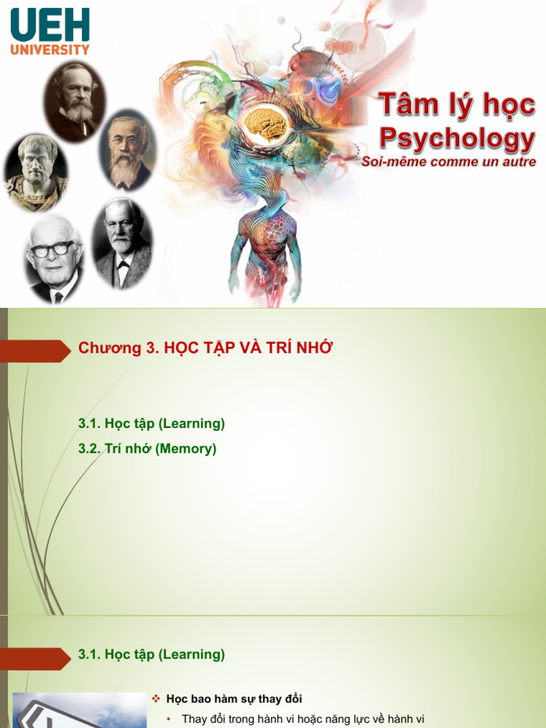 Chuong 3 - Hoc Tap Va Tri Nho | PDF