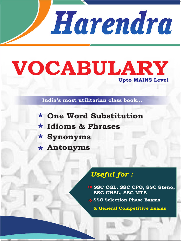 Vocab Harendra Classes | PDF
