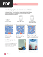Dissolving and The Particle Theory: Where Does The Sugar Go? | PDF ...