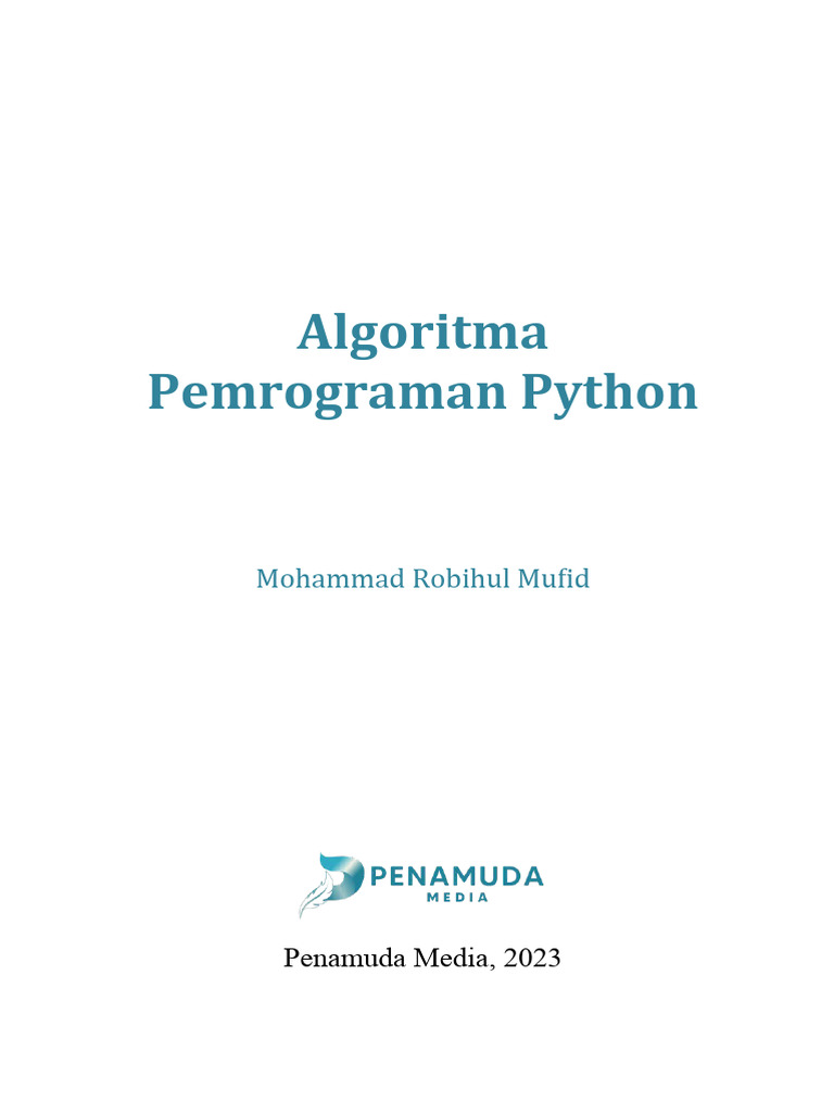 Mufid Buku Algoritma Pemrograman Python | PDF