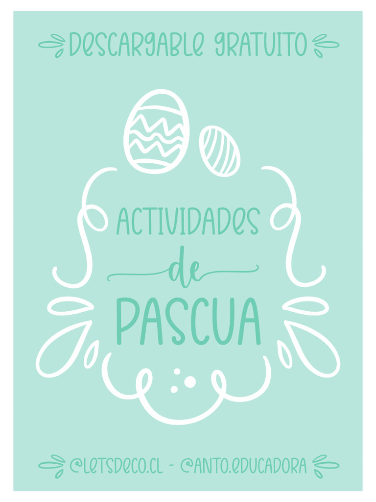Gratuito - Actividades de Pascua | PDF