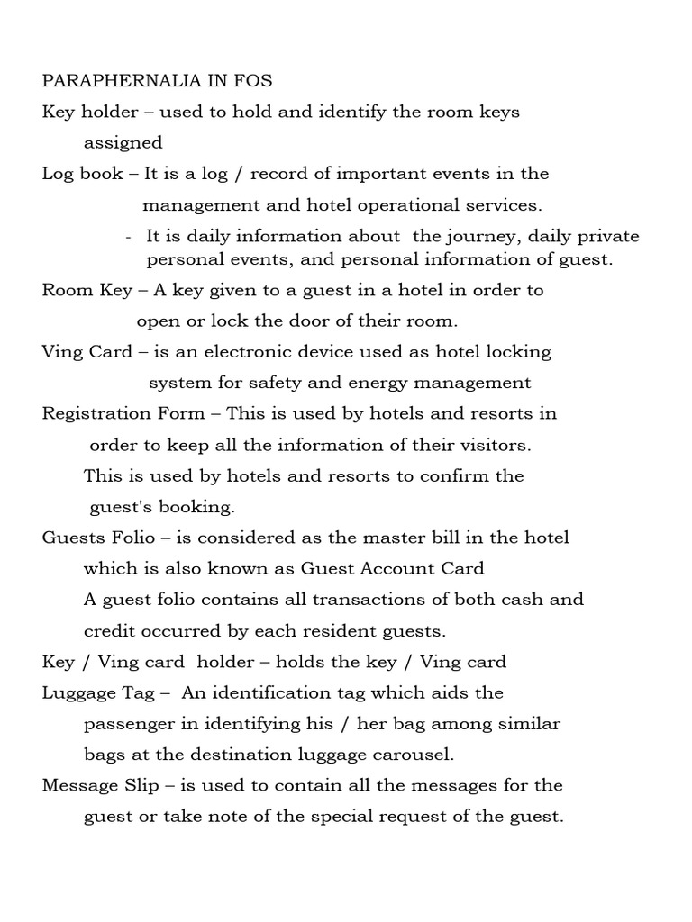 Paraphernalia in Fos | PDF