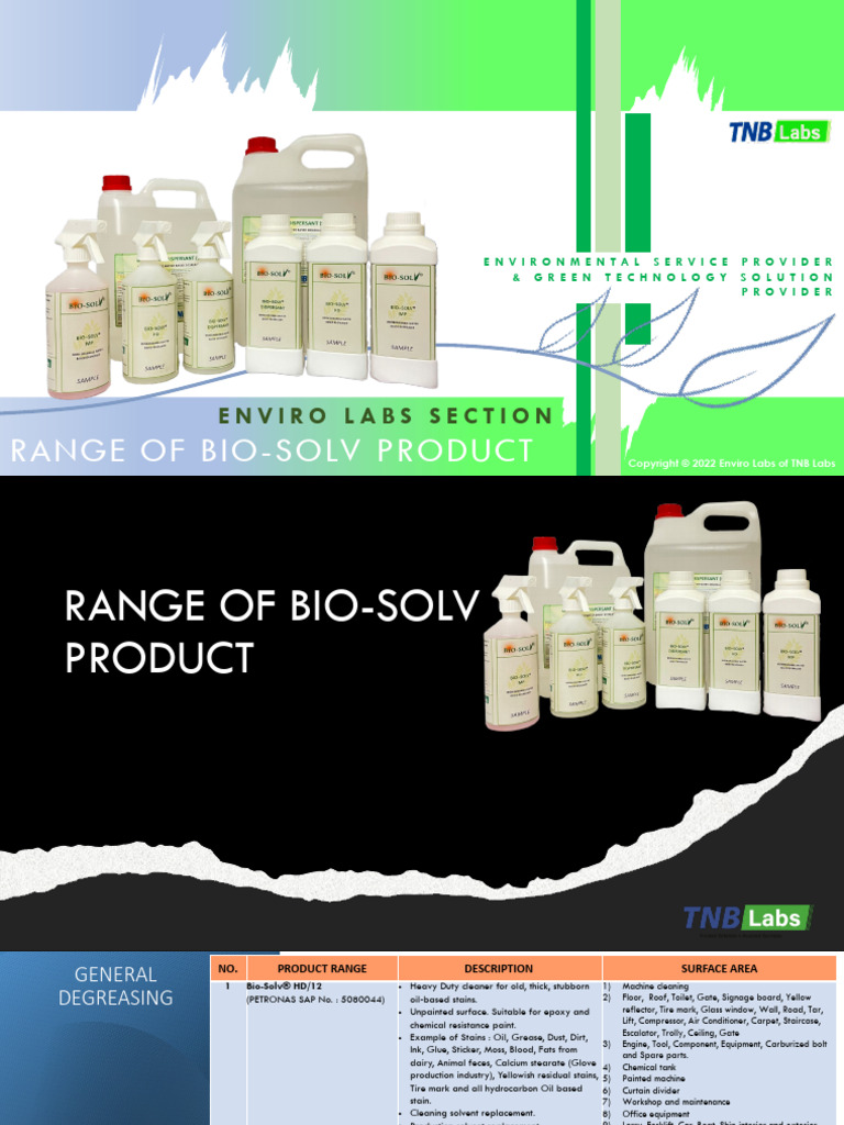 Bio-Solv Product | PDF | Petroleum | Oil