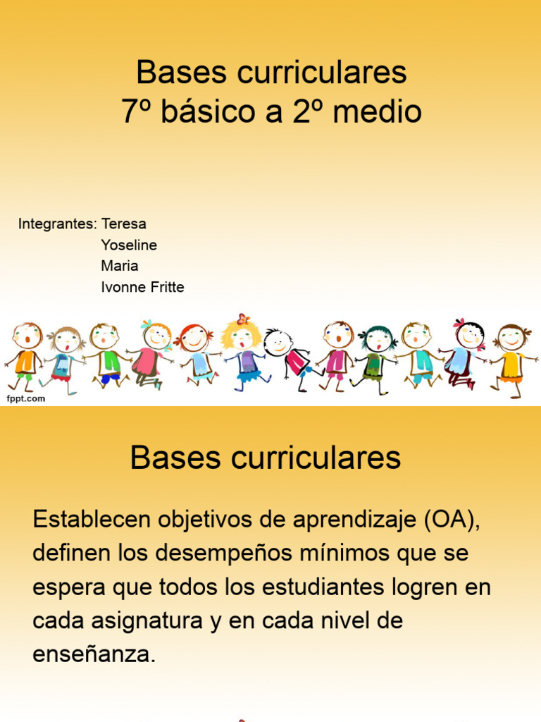 Bases Curriculares | PDF | Comunicación | Aprendizaje