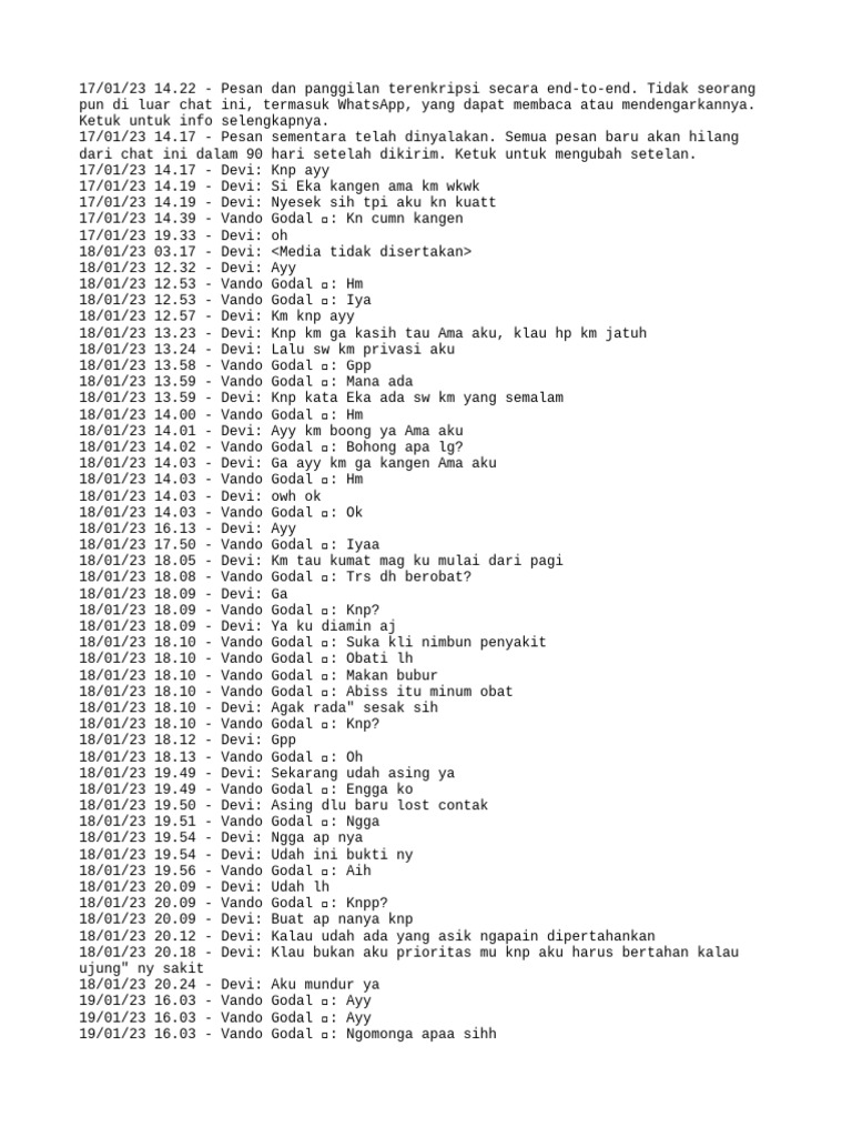 Chat WhatsApp Dengan Devi-1 | PDF