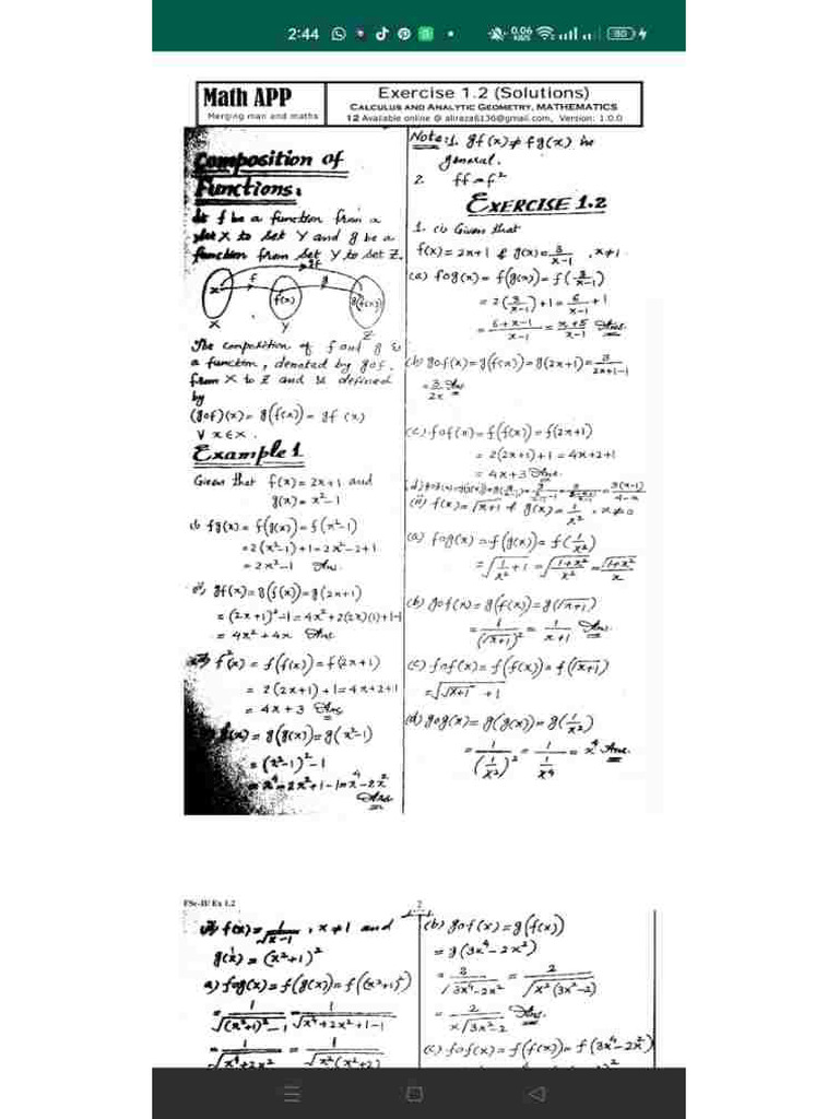 Math's 121 Functions by Nottyprof | PDF