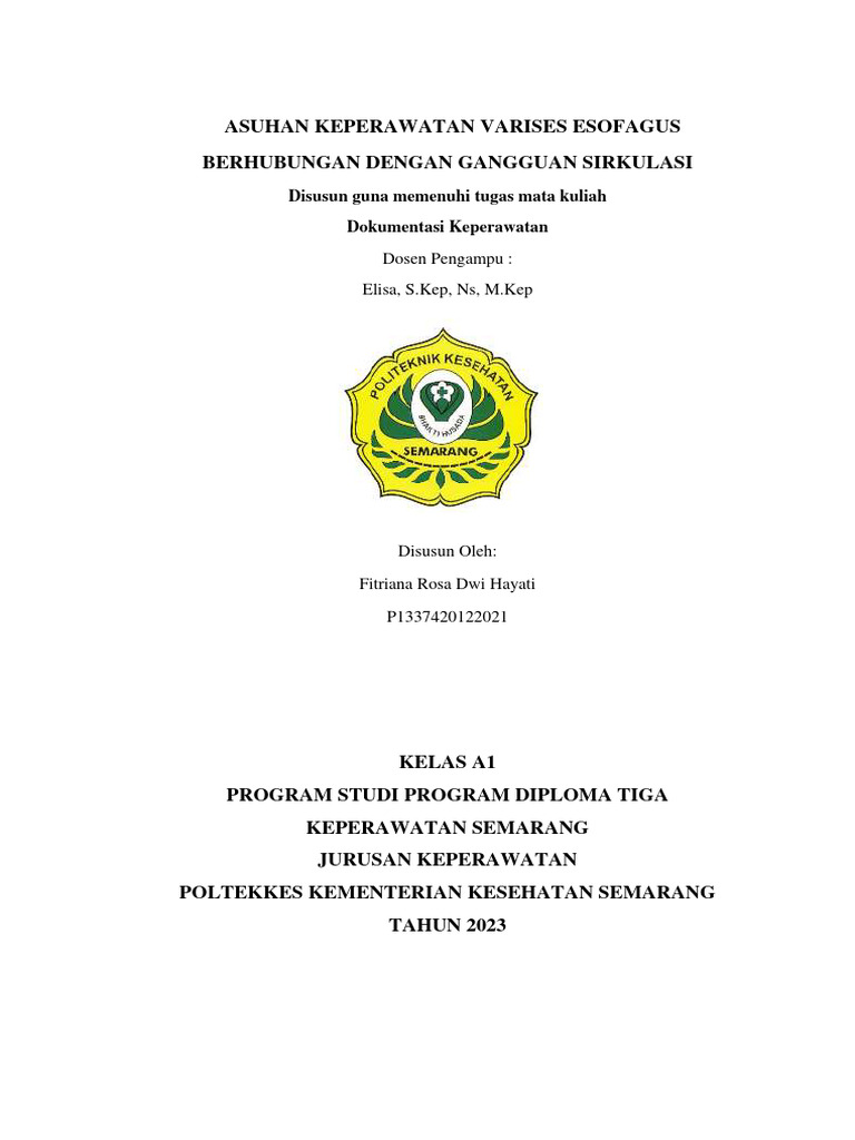 Askep Varises Esofagus | PDF