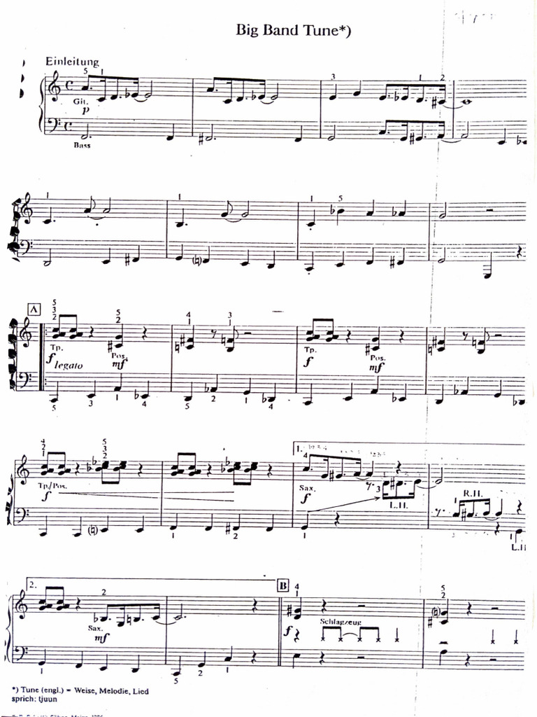 Big Band Tune | PDF