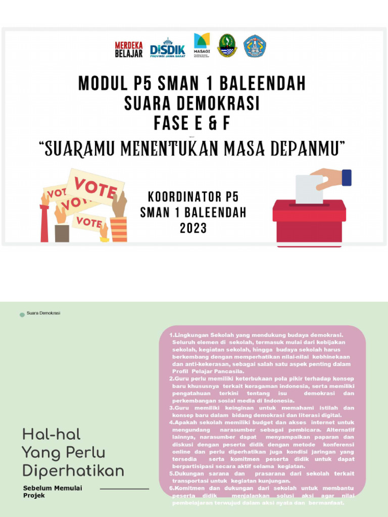 5 - Tema - Suara - Demokrasi 1 | PDF