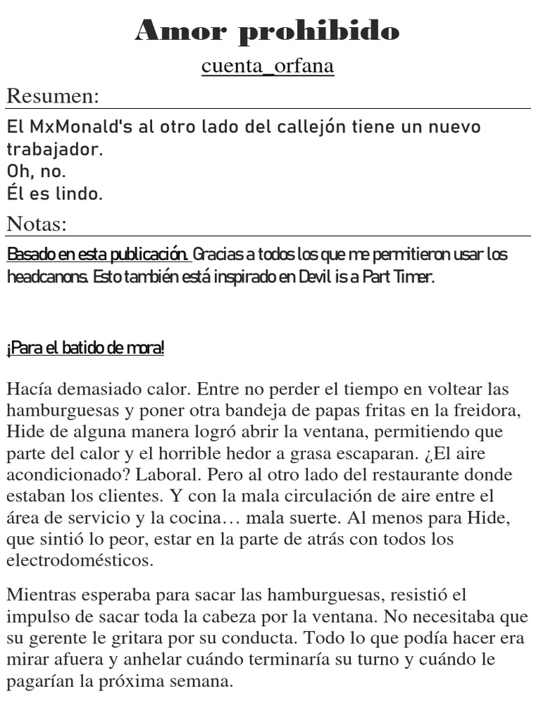 Forbidden Love | PDF