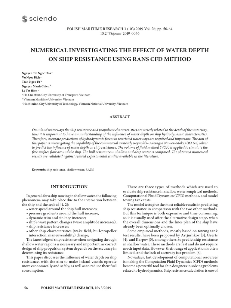 Numerical Investigating The Effect | PDF | Fluid Dynamics | Computational Fluid Dynamics