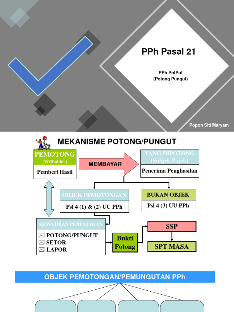 PPh-Pasal-21-Popon SM | PDF | Pengelolaan Keuangan & Uang