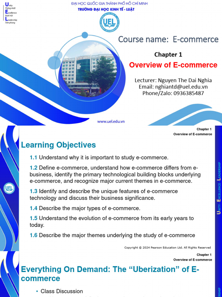 E-Commerce Chapter 1 | PDF | E Commerce | Internet