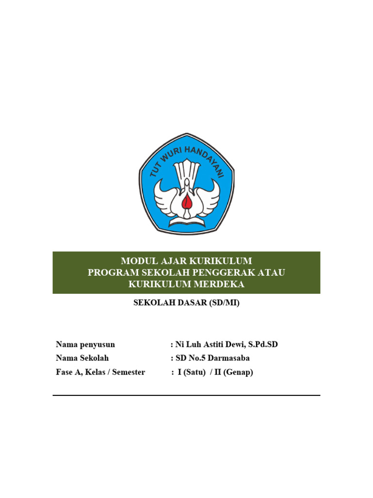 Modul Ajar PKN Supervisi 2024 | PDF | Karier & Perkembangan