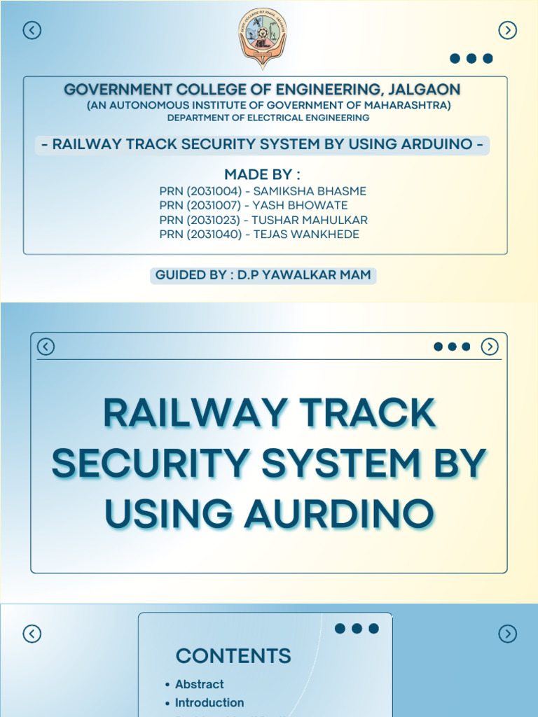 Yash Bhowate Pdf Rail Transport Global Positioning System 