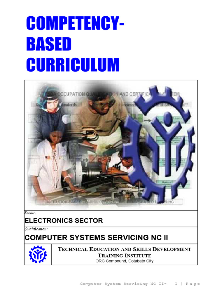 CSS NCII-Competency Based Curriculum | PDF | Educational Technology | Operating System