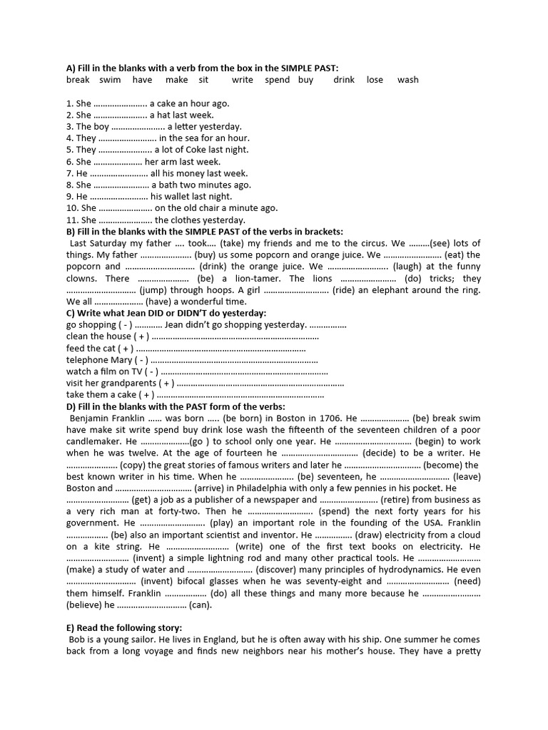 Text and Tenses | PDF