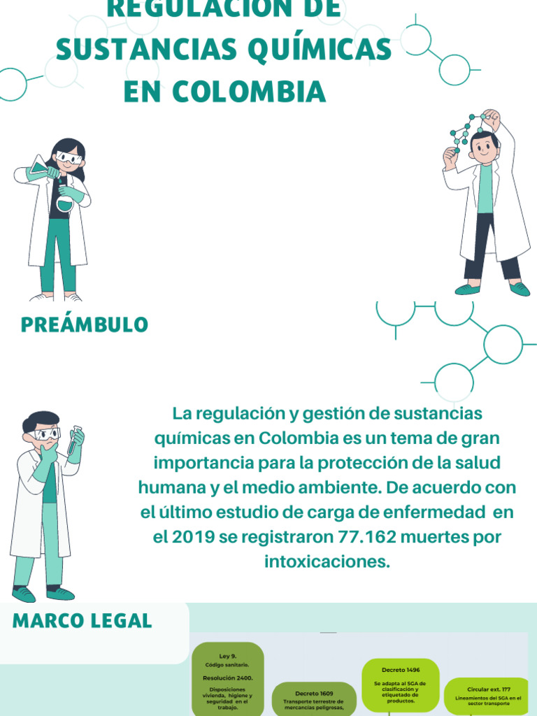 Regulación de Sustancias Químicas en Colombia y Perú | Descargar gratis PDF | Colombia
