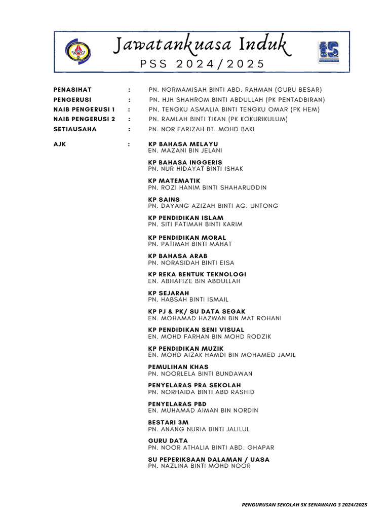 Pengurusan Pss 2024 Pdf