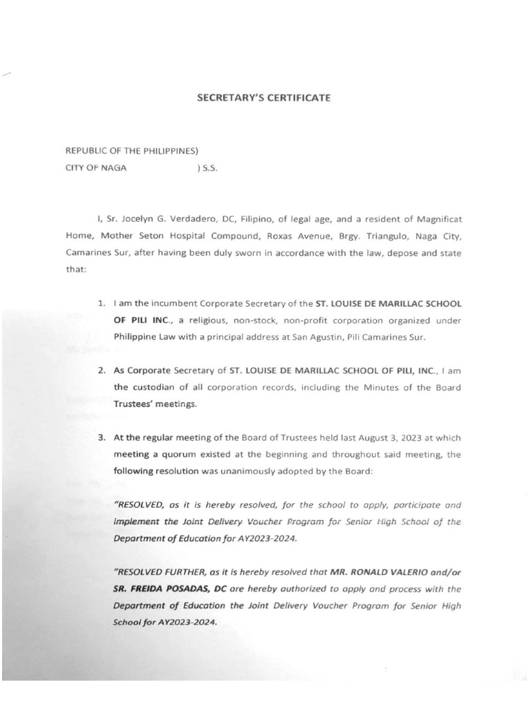 Joint Resolution | PDF