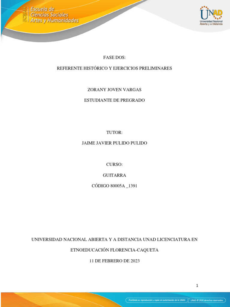 Ruta A-Zorany Joven Vargas | PDF | Guitarras | Instrumentos de cuerda