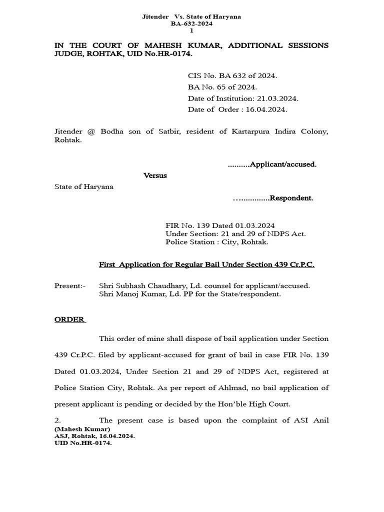 Display - PDF - 2024-04-29T085100.346 | PDF | Bail | Public Law