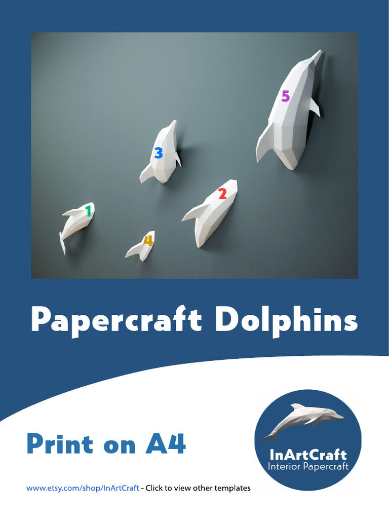 InArtCraft Dolphins | PDF | Printing | Graphic Design