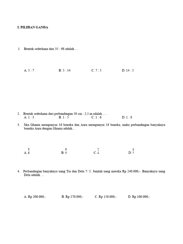 Soal PAT Kelas VII - MTK | PDF | Metode & Bahan Ajar | Seni