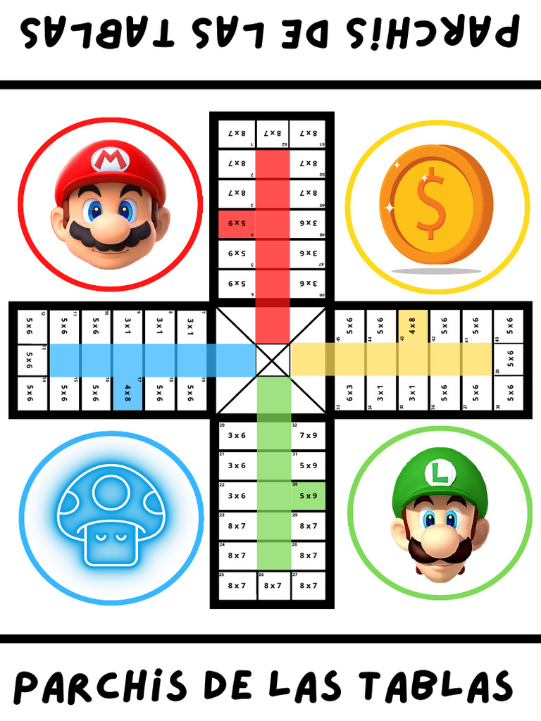 Áureo Educa - Parchís Tablas de Multiplicar | PDF