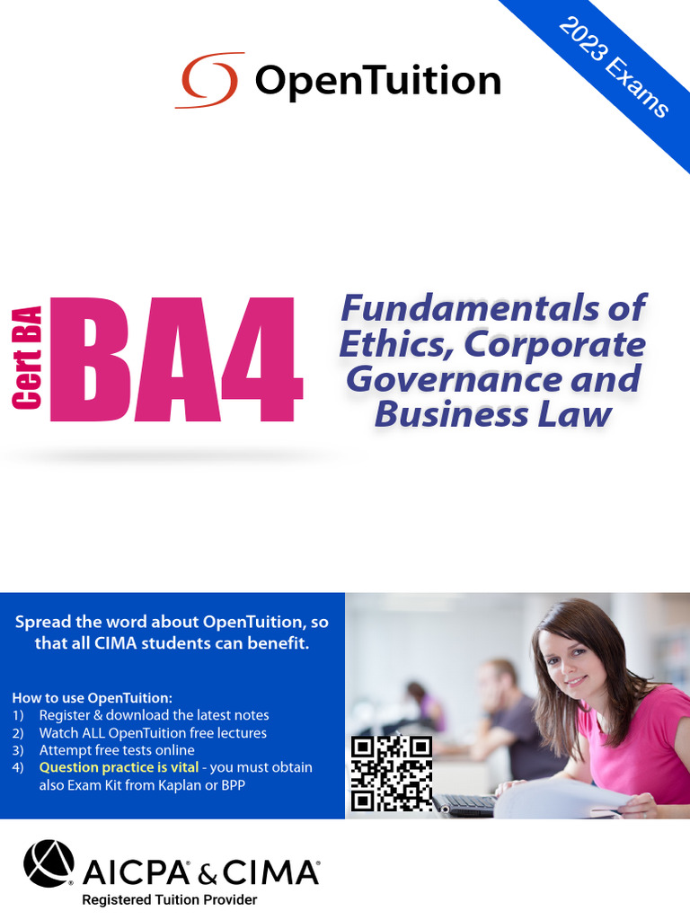 Cima Ba4 2023 | PDF | Audit | Business