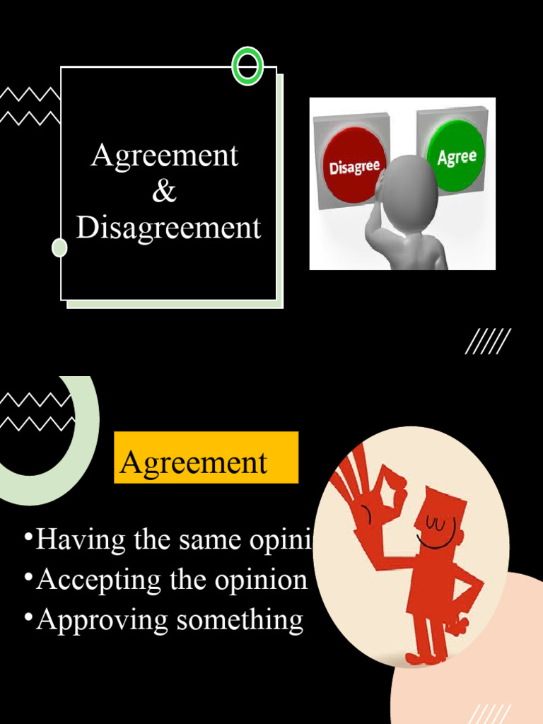 Agreement & Disagreement | PDF | Opinion