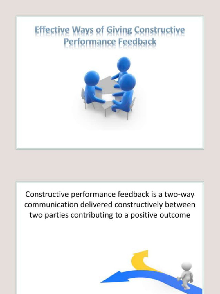 Performance Feedback Mechanisms | PDF