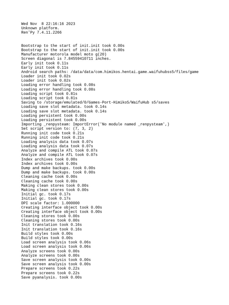 Log | PDF | Texture Mapping | Booting