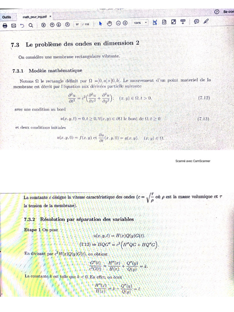 Cour Math Edp2 | PDF