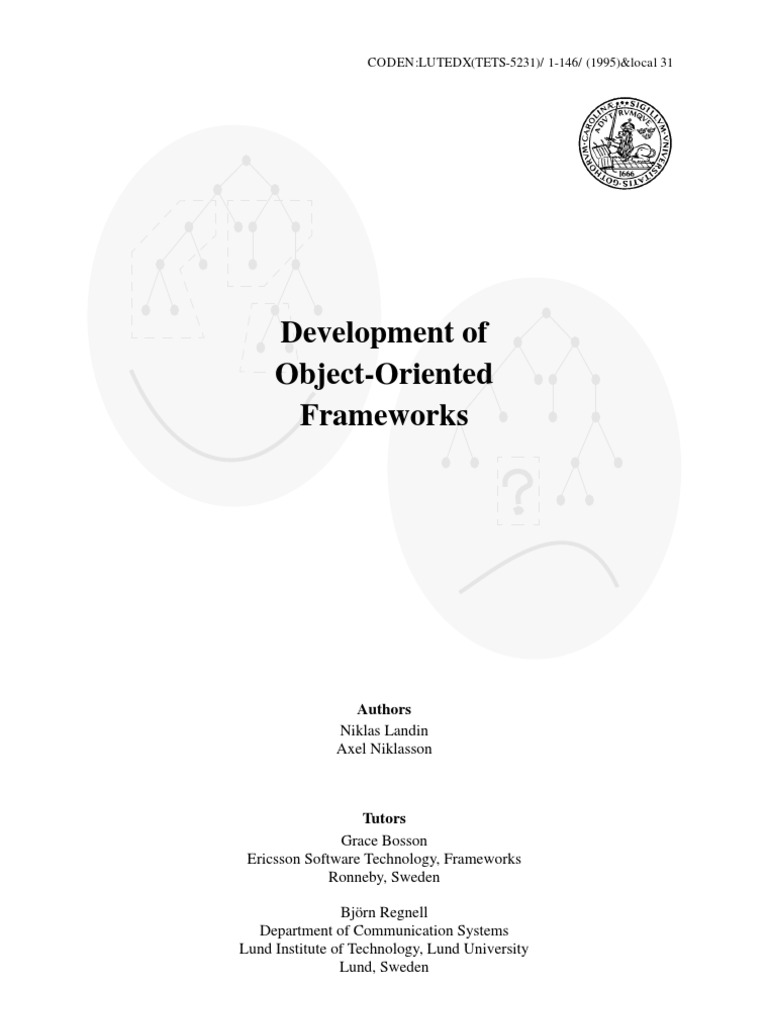 Framework Design | PDF | Inheritance (Object Oriented Programming) | Software Framework