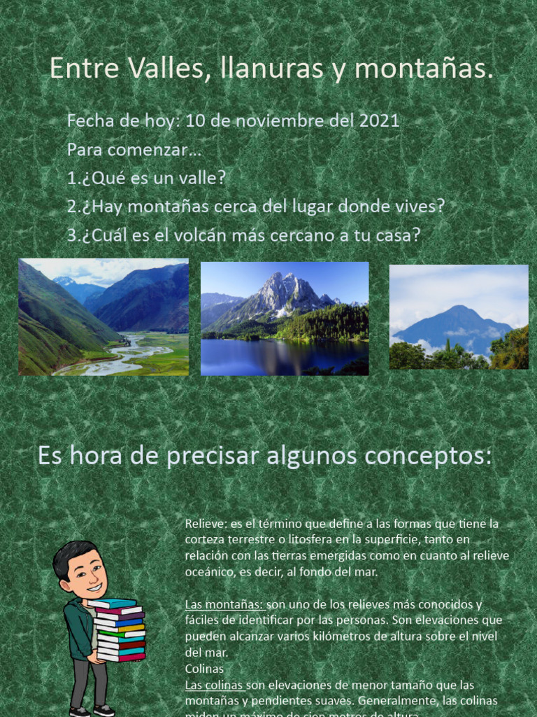 Entre Valles, Llanuras y Montañas | PDF