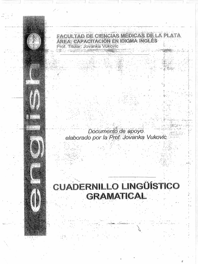 Folio Nº2 - Cuadernillo Lingüístico Gramatical | PDF