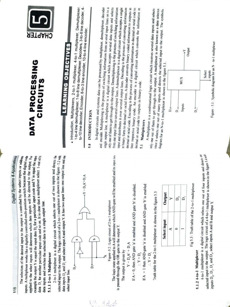 5,6,7 Digital System & Applications Core-X 4th Sem | PDF