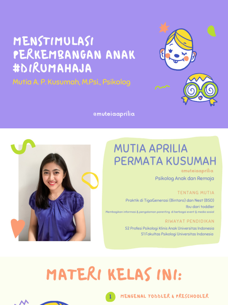 Menstimulasi Perkembangan Anak Usia 1-5 Tahun | PDF Menstimulasi Perkembangan Anak Usia 1-5 Tahun | PDF