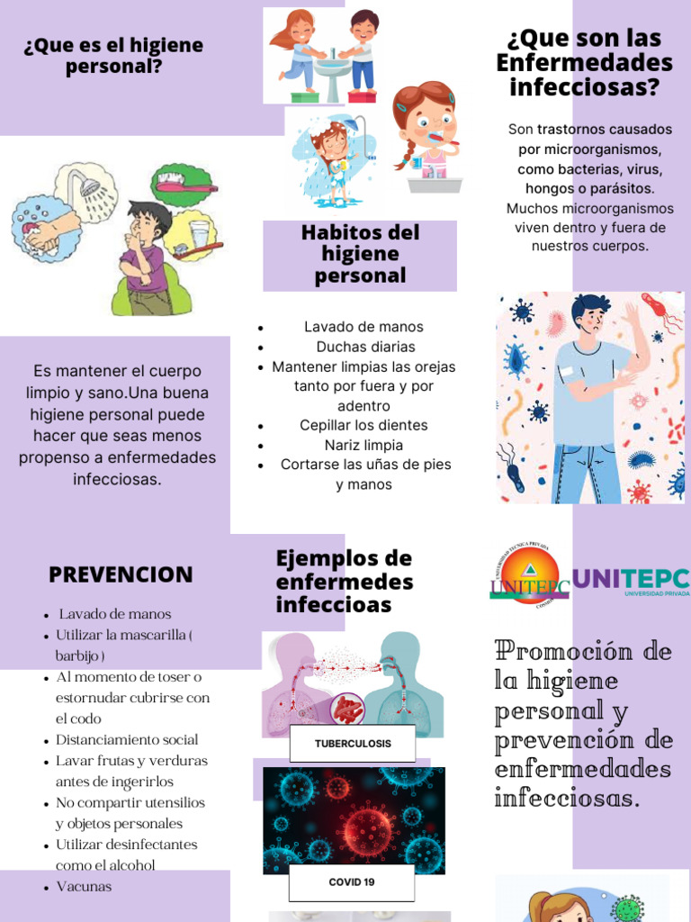 Promocion de La Higiene Personal y Prevencion de Enfermedades Infecciosas | PDF