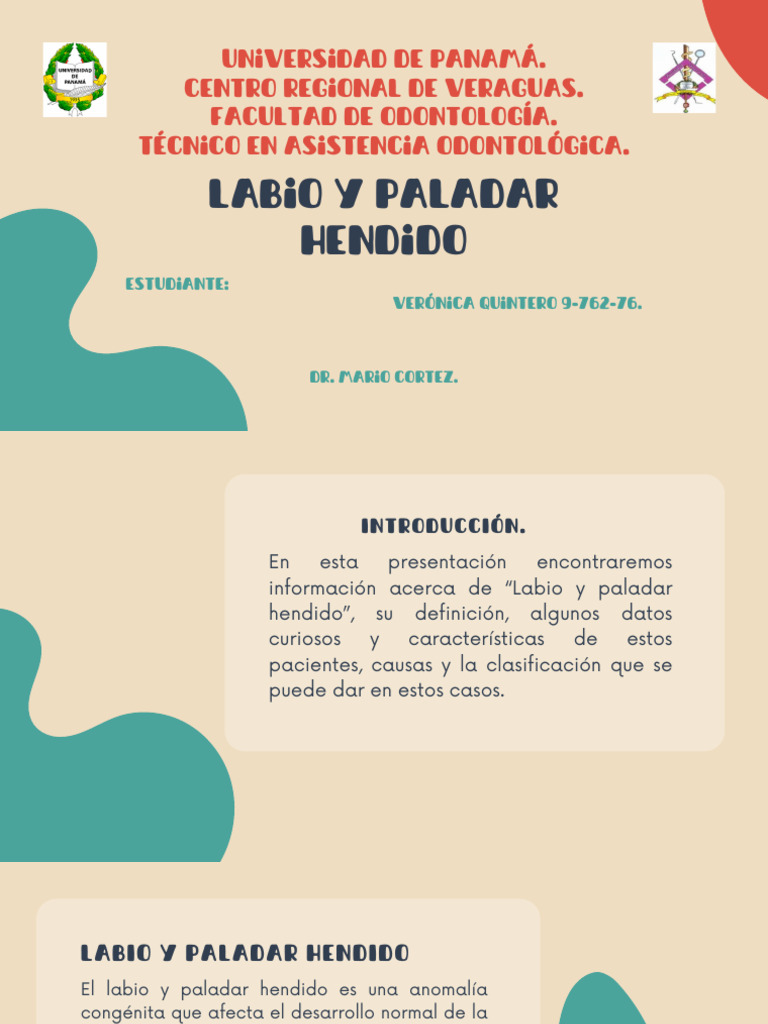 Labio y Paladar Hendido | PDF | Medicina | Causas de la muerte